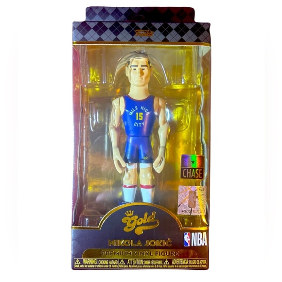 Funko | Other | Funko Pop Gold Vinyl Nba Nikola Jokic Chase Denver ...